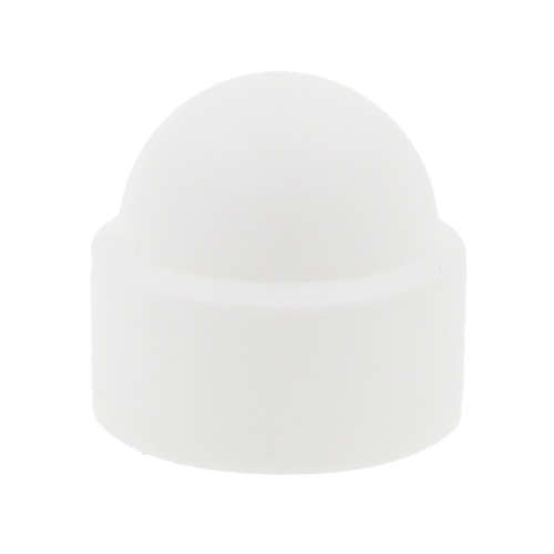M6 Plastic Domed Nut Protector Cover Caps | WHITE | From 4p